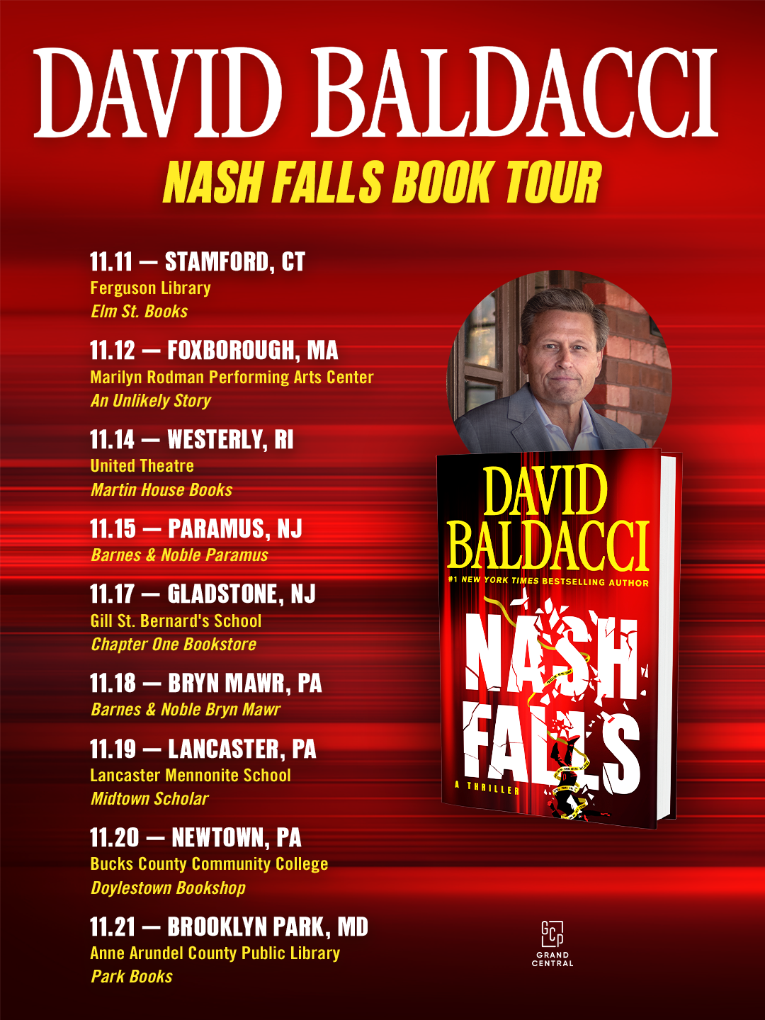 DAVID BALDACCI – EVENTS | David Baldacci
