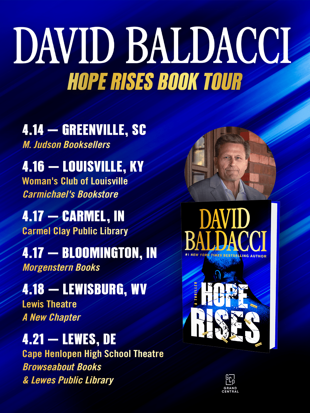 DAVID BALDACCI – EVENTS | David Baldacci